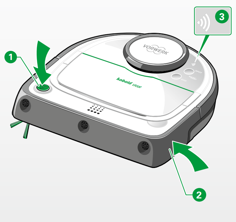 Conecta el robot Kobold VR300 a la aplicación móvil – Vorwerk España
